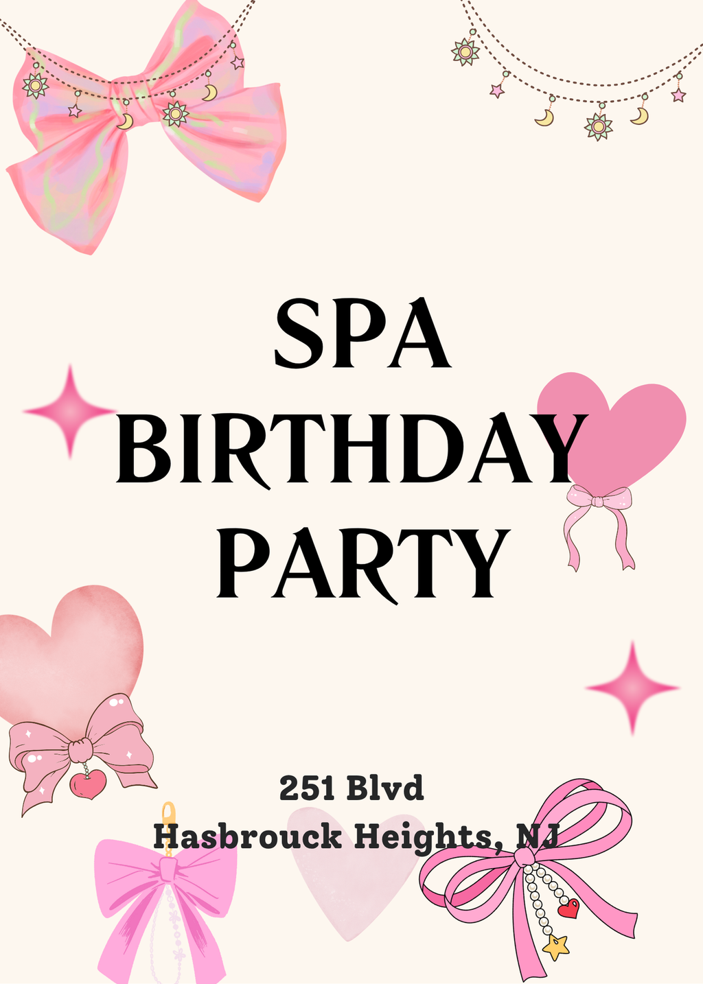 Belle Threads Society Spa Party Deposit